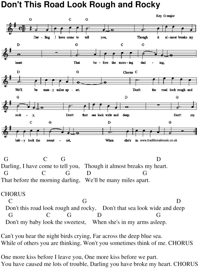 Don’t This Road Look Rough and Rocky | Bluegrass Music Association of Maine